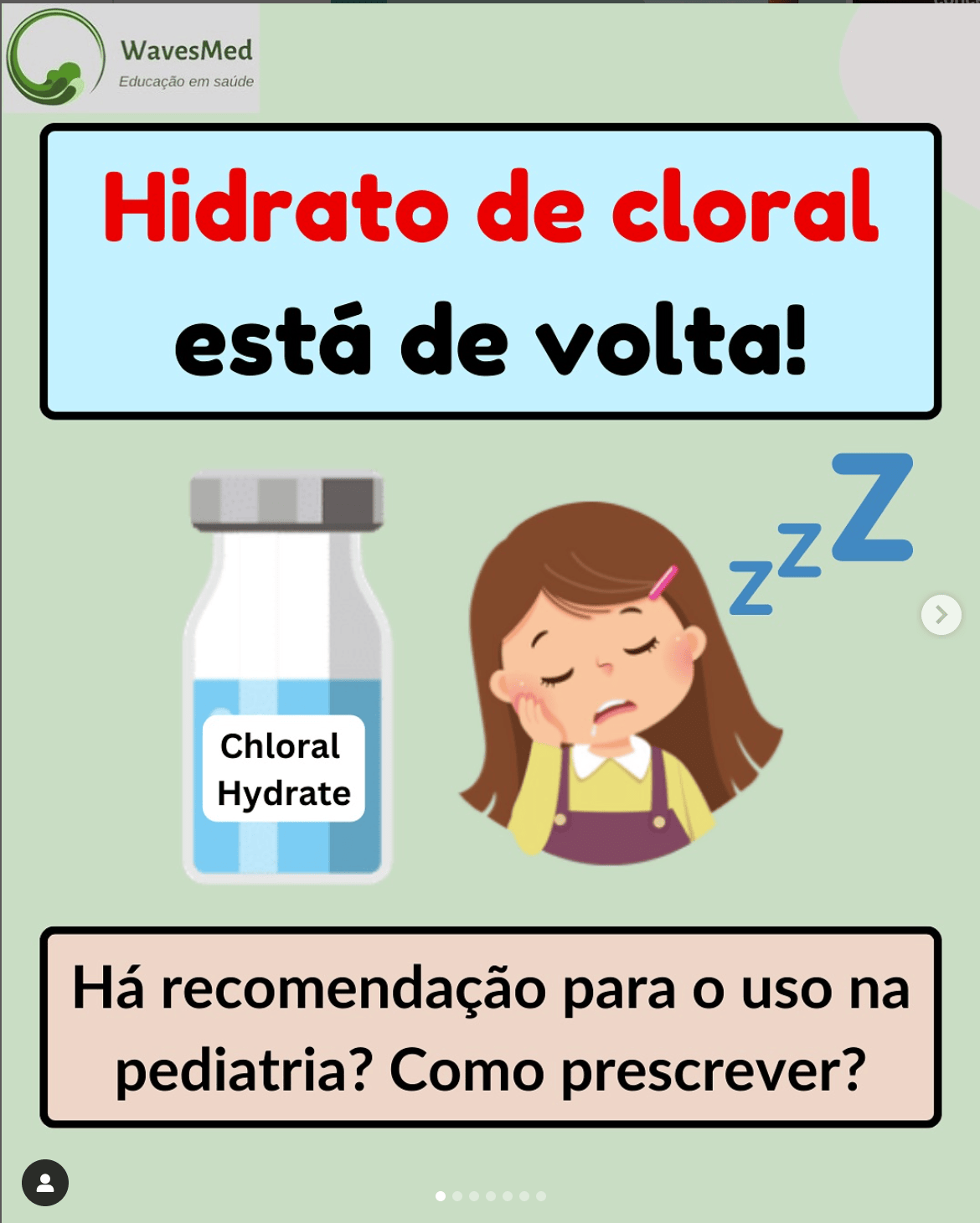 HIDRATO DE CLORAL ESTÁ DE VOLTA | Mensagens do blog por Sheyla Pereira ...